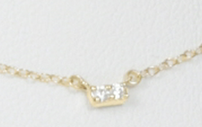 Enewton - 14kt gold and diamond Significance Bar Necklace - Two ...