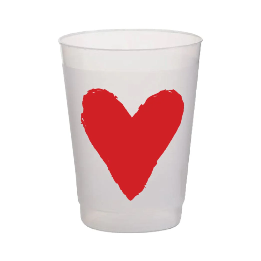 Rosanne Beck - Frost Flex Cup - Red Solid Heart | Findlay Rowe Designs