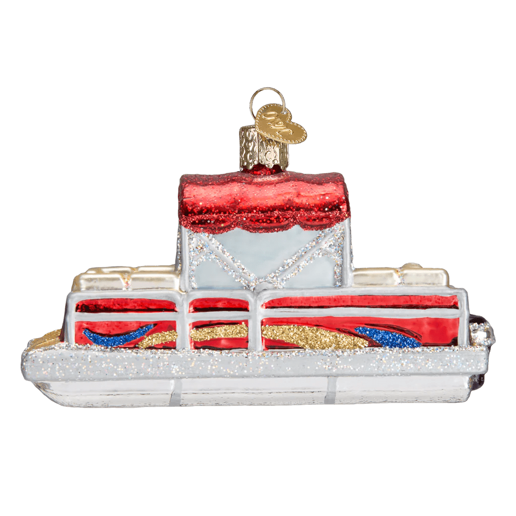 Old World Christmas - Ornament - Pontoon Boat | Findlay Rowe Designs